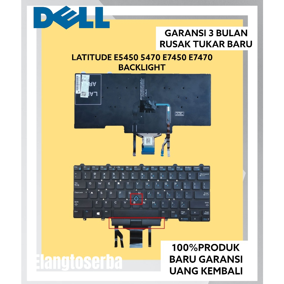 Jual Keyboard Dell Latitude E5450 E5470 E7450 E7470 Backlight | Shopee ...
