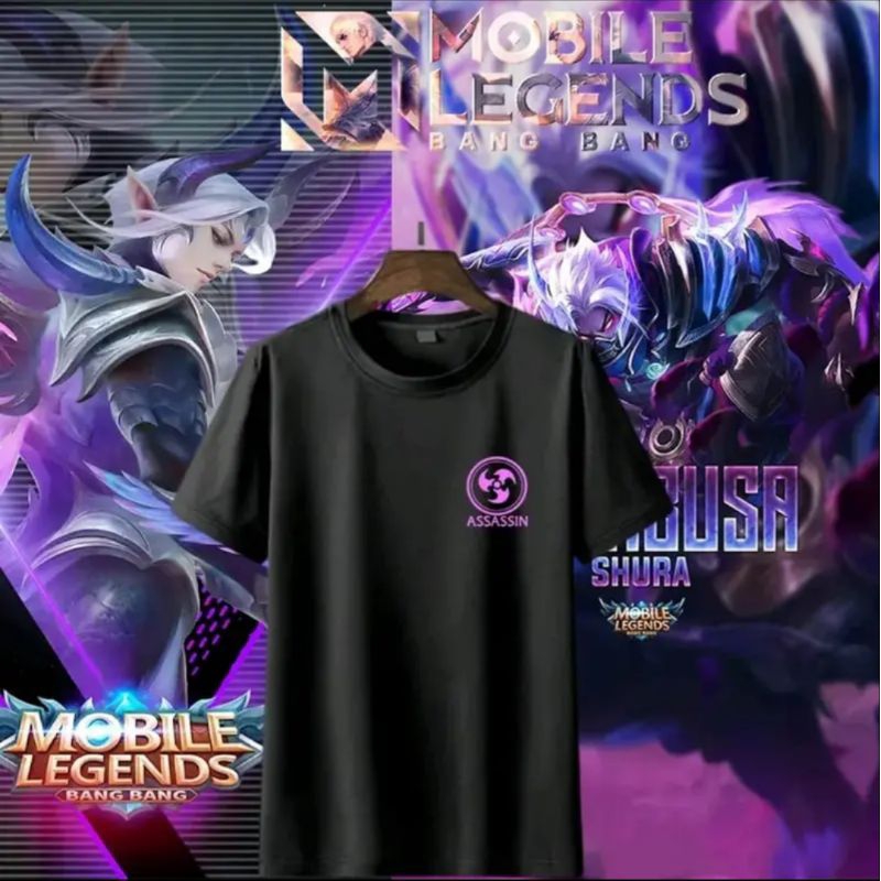 Jual Kaos oblong UNISEX rool assassin MLBB (asasin) | Shopee Indonesia