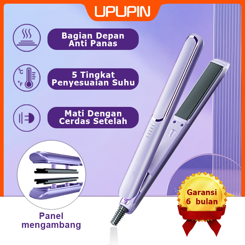 Jual UPUPIN Pelurus Rambut Catokan curly 2 IN 1 Hair Straightener ...