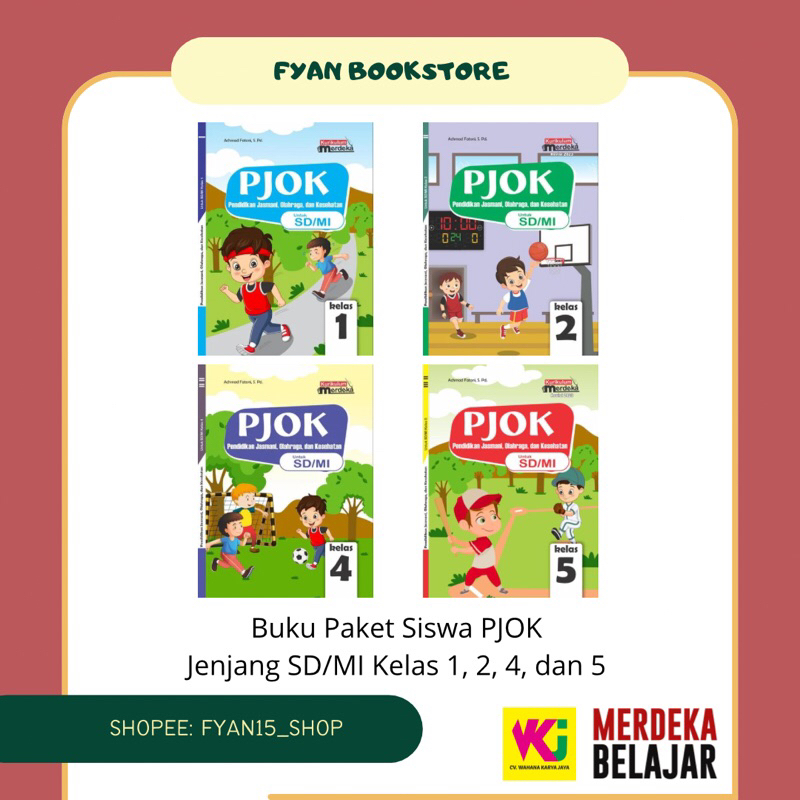 Jual Fyan Book Store: Buku Paket Siswa PJOK CV Wahana Karya Jaya untuk SD/MI Kelas 1 Kurikulum ...