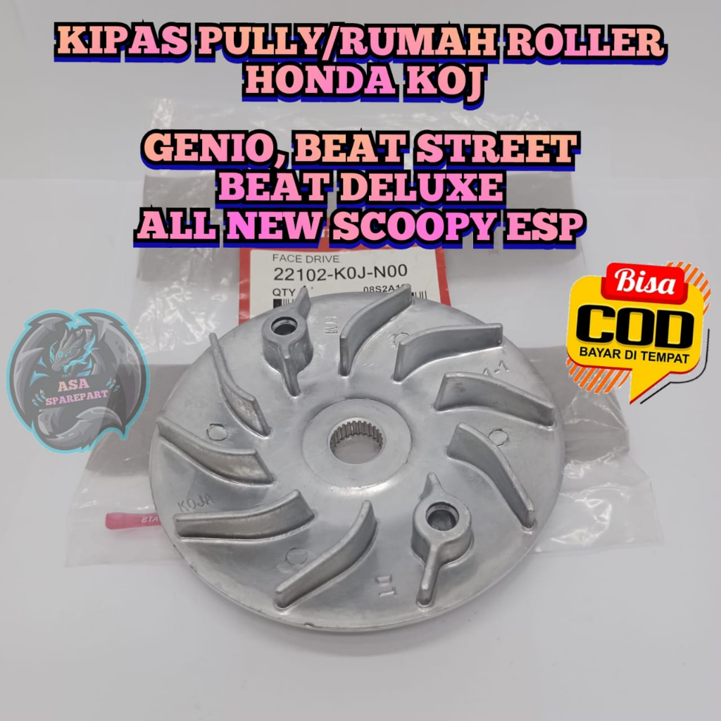 Jual KIPAS PULLY PULI PULY KUALITAS ASLI ORIGINAL HONDA AHM KOJ BEAT STREET , BEAT DELUXE ...