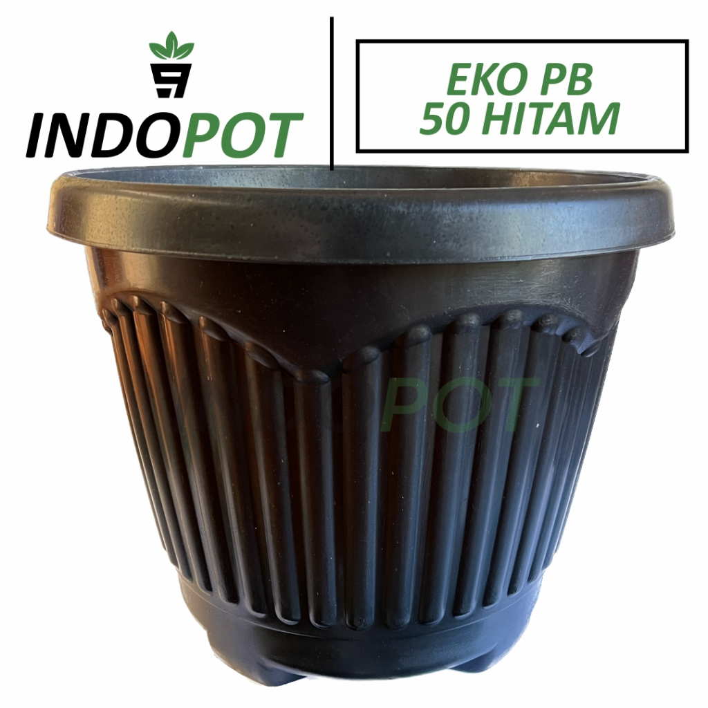 Jual Pot Hitam Eko PB Ukuran 50 Pot Tanaman Bunga Hias Pot Tebal ...