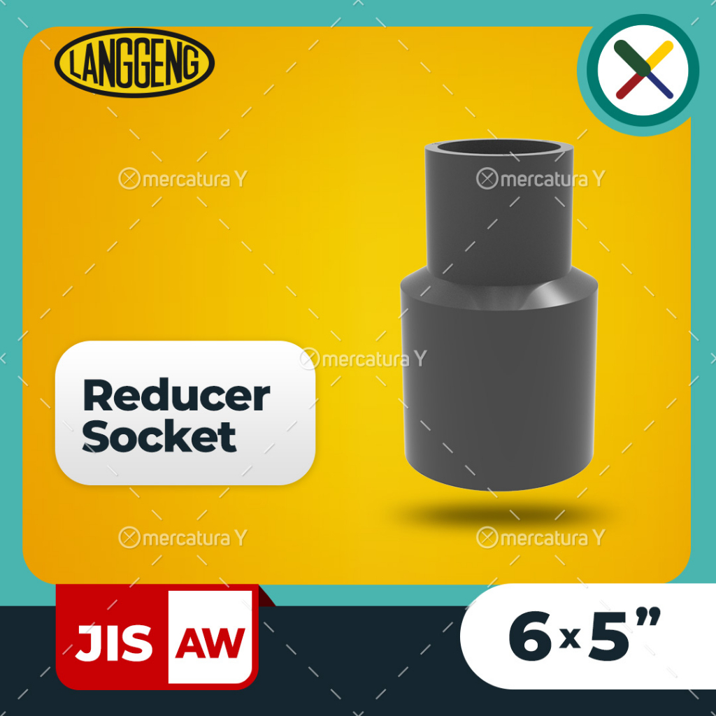 Jual Reducer Socket JIS-AW 6x5" - Fitting PVC | Shopee Indonesia