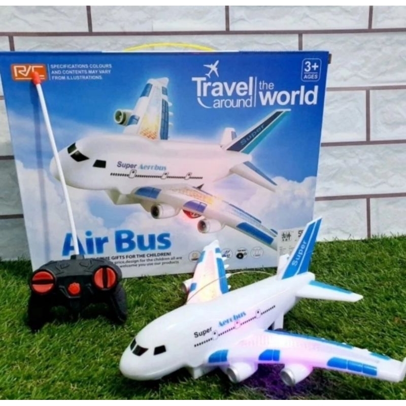 Jual Rc Pesawat Airbus Edukasi - Mainan Radio Remot Control Anak ...