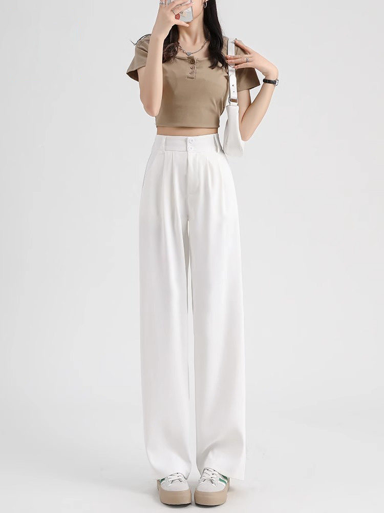 Jual Coco Trend Soul Celana Panjang-- Putih Kulot Highwaist Celana Panjang Wanita | Shopee Indonesia