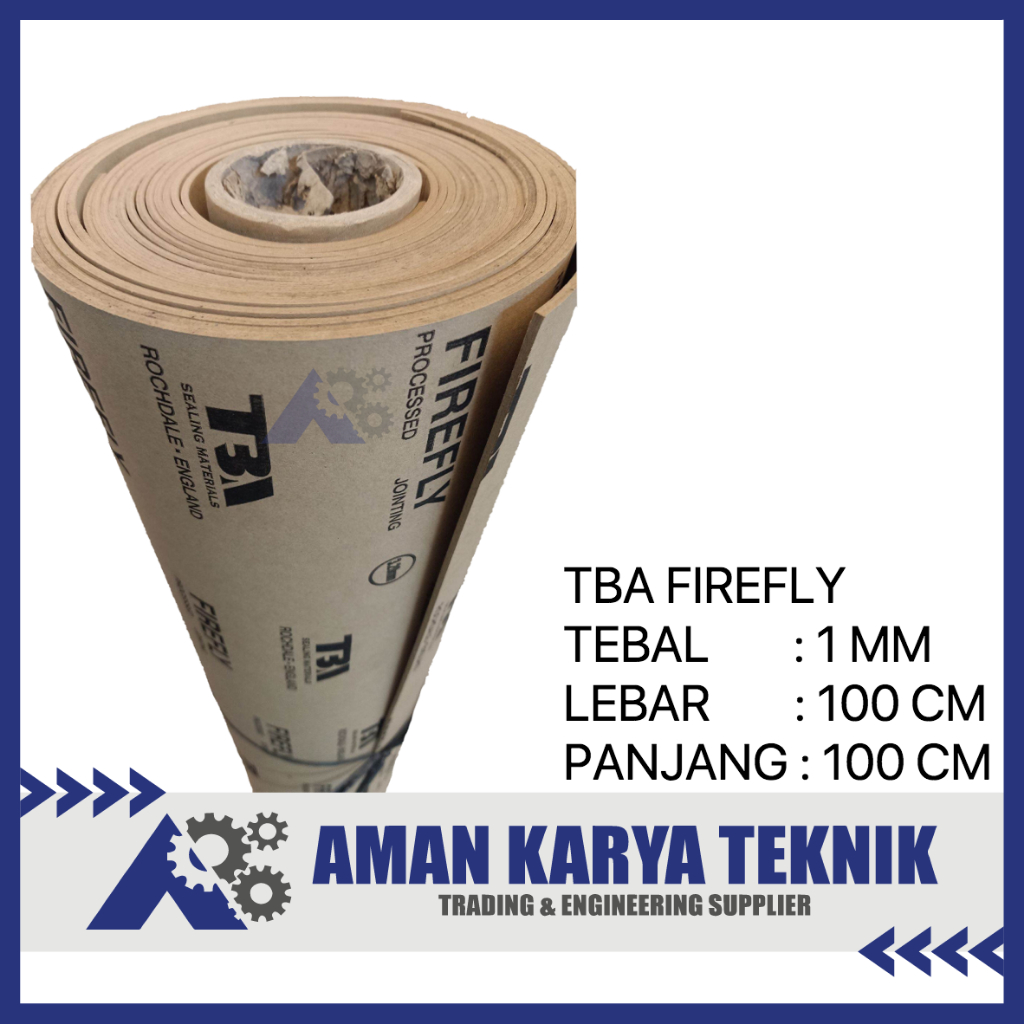 Jual TBA Firefly Sheet Packing Gasket Kertas 1 mm x 100 cm x 100 cm ...