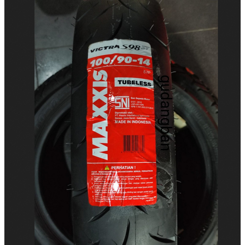 Jual BAN LEXI 100 90 14 ( CEK VARIAN !! MAXXIS VICTRA FLEMINO K6010 ...