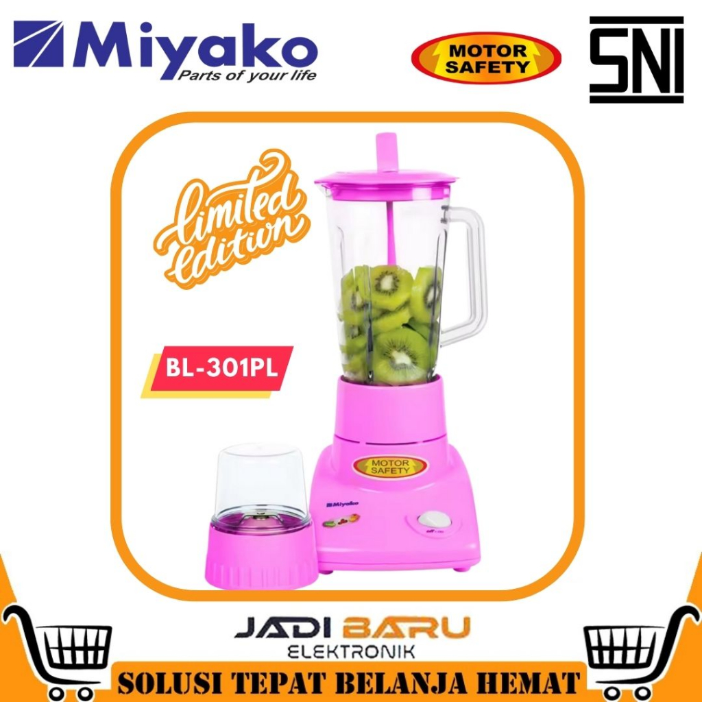 Jual (READY COD) BLENDER MIYAKO PLASTIK 301PL / BL-301PL / BL 301 PL 1LITER BLENDER SERBAGUNA ...