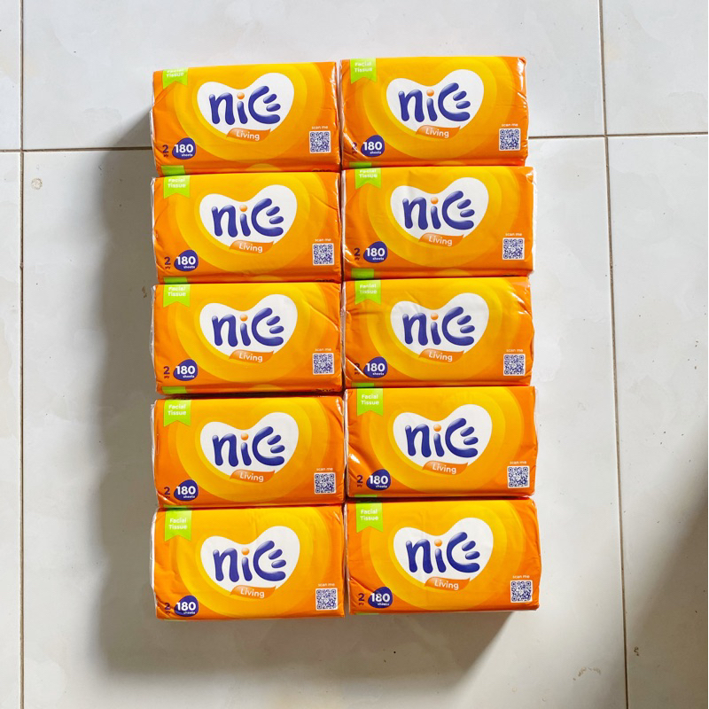 Jual isi 10 Tisu Nice 180 Sheet TERMURAH - Tissue Nice Harga Pabrik ...