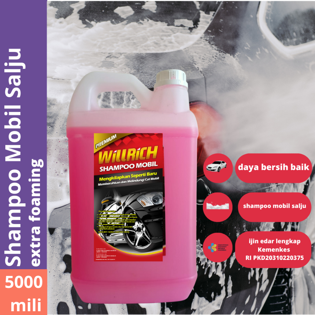 Jual Shampoo Mobil Dan Motor Salju Berkualitas 5 Liter Bandung | Shopee ...