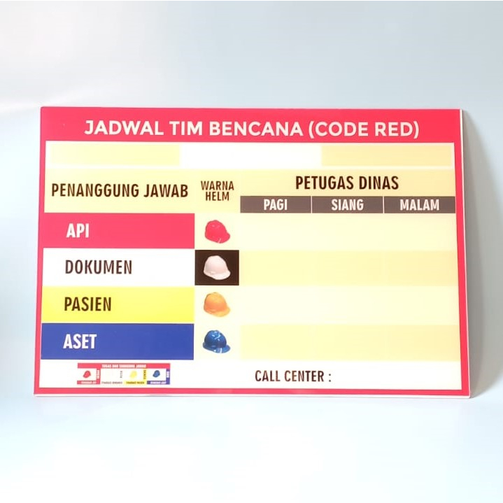 Jual Code Red, Papan Code Red, Akrilik Code Red, K3 | Shopee Indonesia