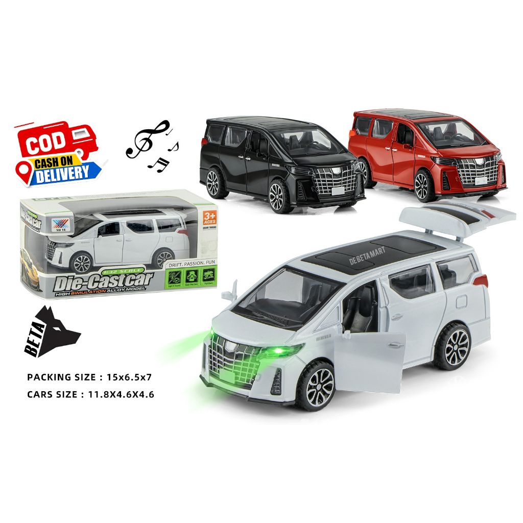 Jual MAINAN DIECAST ALPHARD 1:32 MODEL LEXUS LM300 METAL OPEN DOOR ...