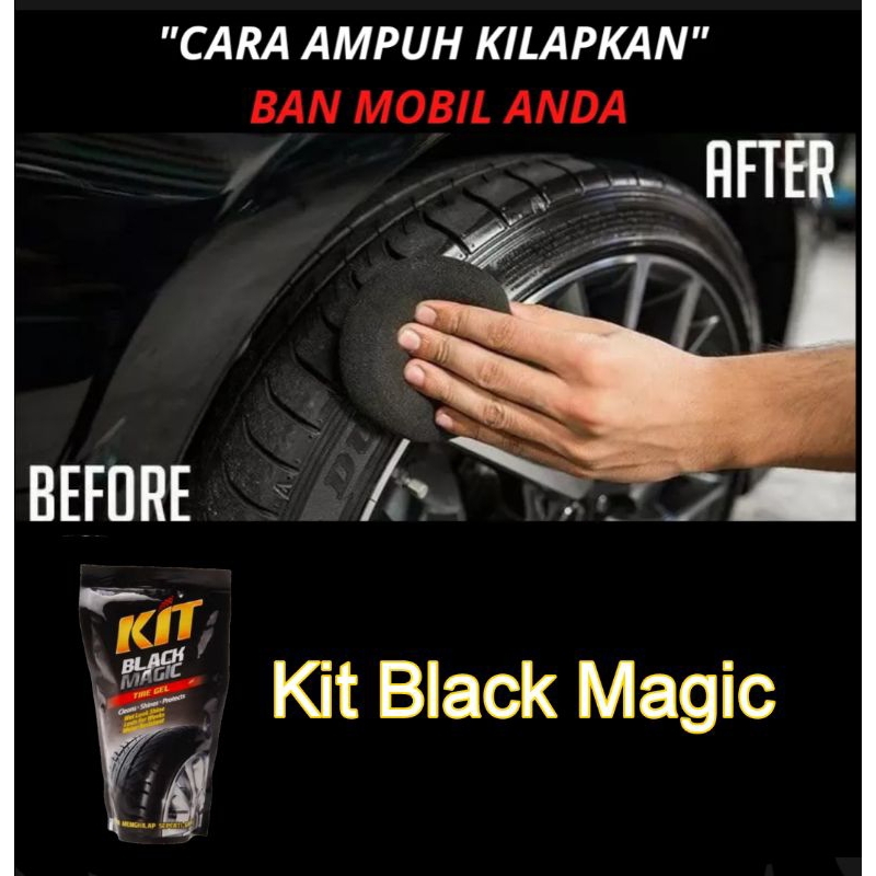 Jual Semir Ban/Kit semir Ban/Kit Black Magic 180 ml | Shopee Indonesia