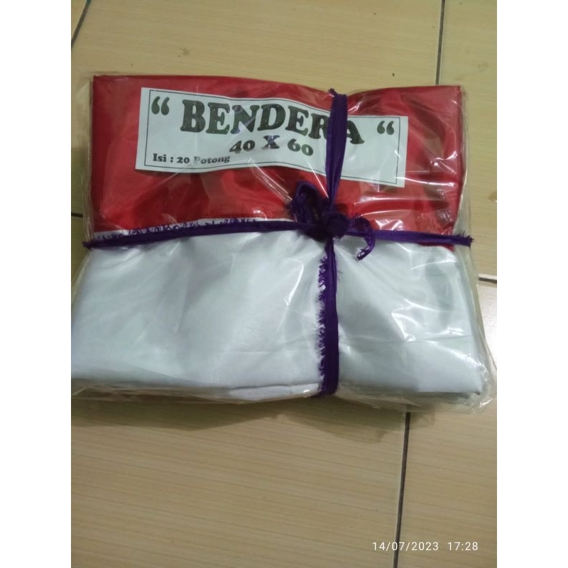 Jual grosir bendera merah putih 40x60 - ukuran 40x60cm - kodian(20bji ...