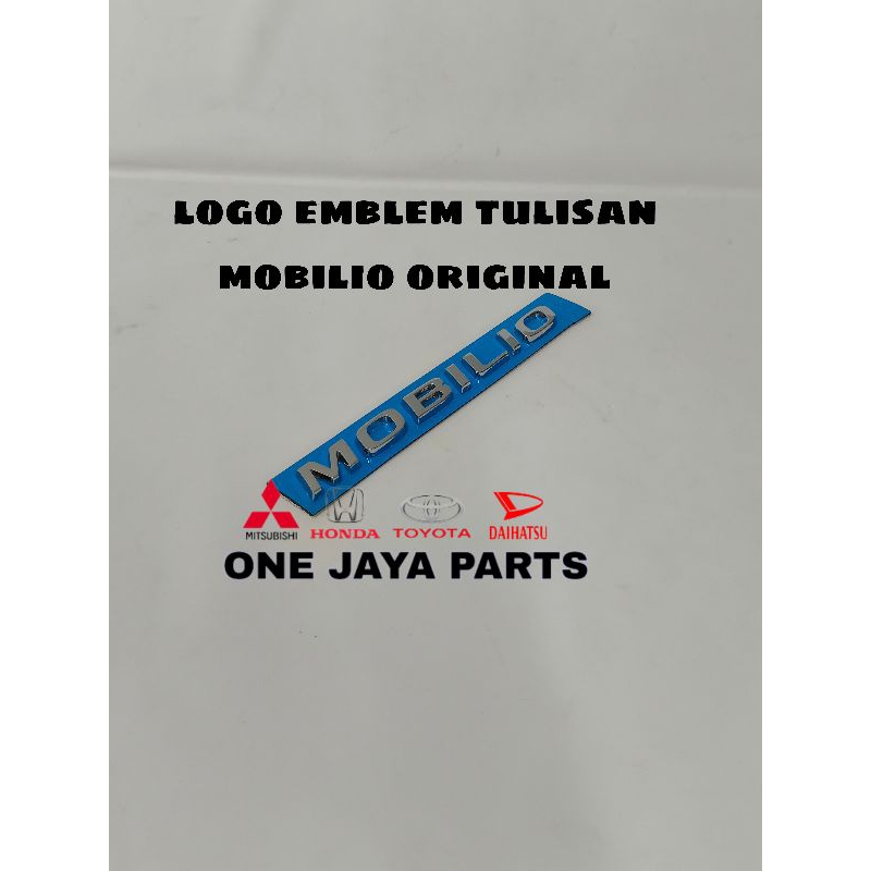 Jual logo emblem tulisan mobilio original | Shopee Indonesia