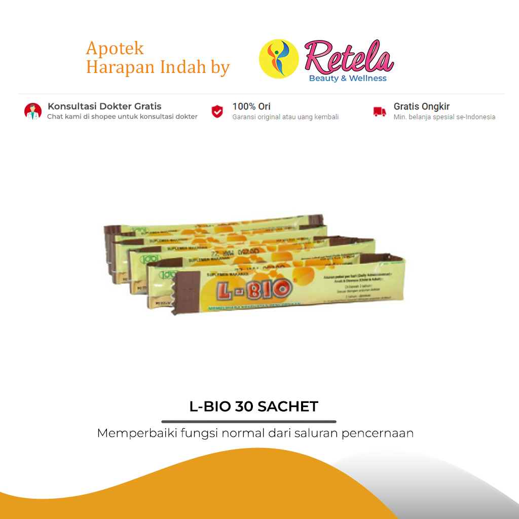 Jual L-BIO 30 SACHET | Shopee Indonesia