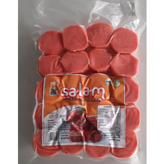Jual Salam Kornet Ayam Koin 500 Gr Termurah Terlaris Frozen Food ...