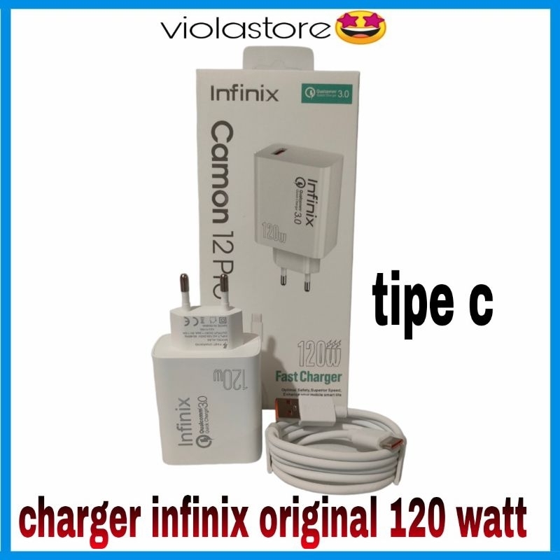 Jual charger infinix 33 dan 120 Watt original fastcharging | Shopee ...