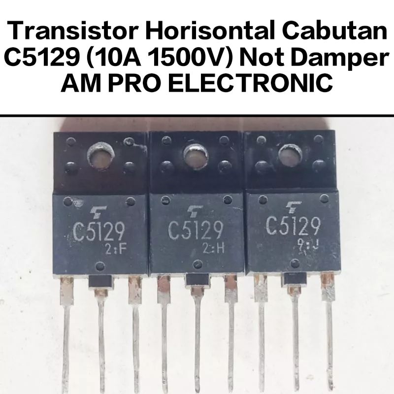 Jual TR C5129 Persamaan C5207 C5299 C5387 Transistor Horisontal ...