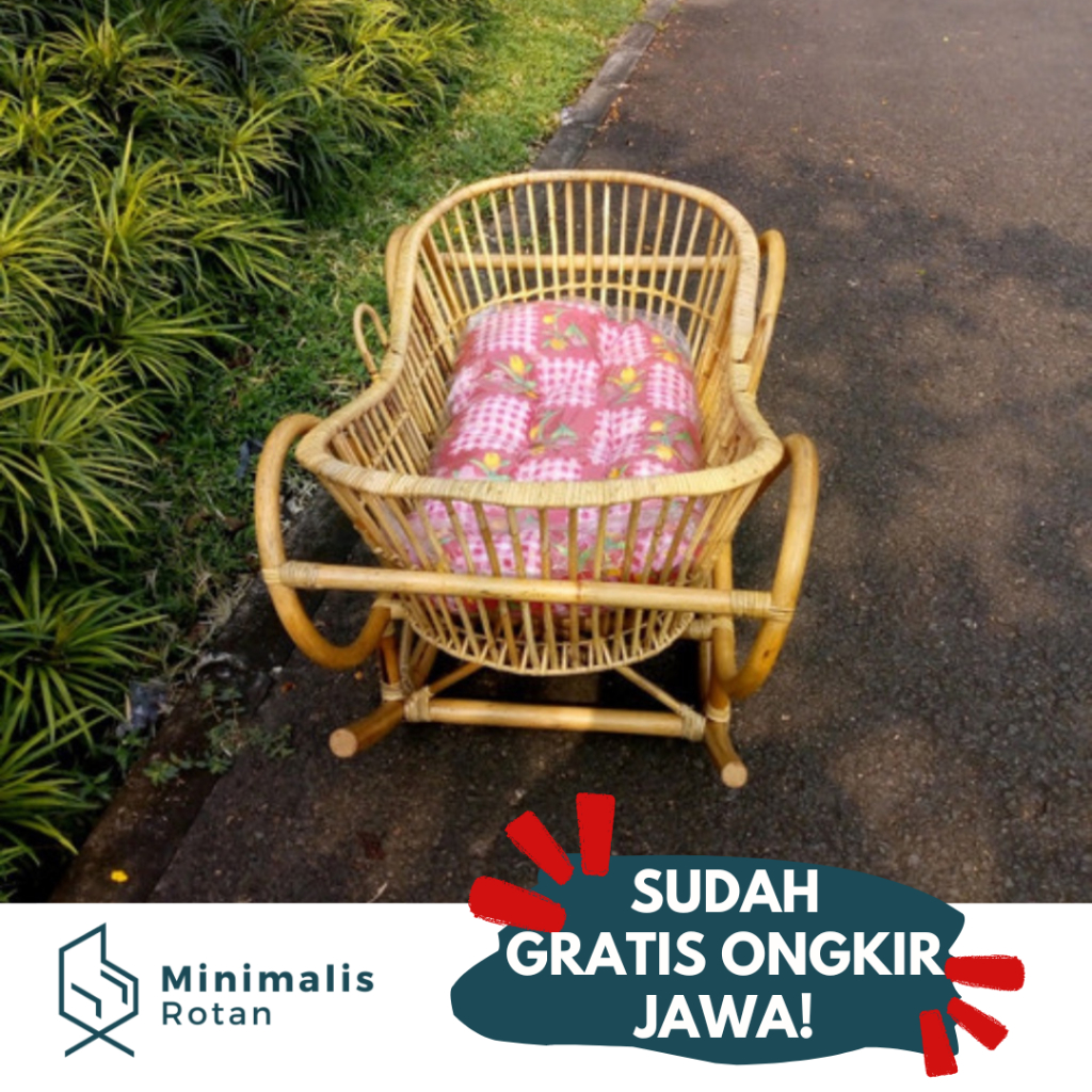 Jual (FREE ONGKIR) MINIMALIS ROTAN - AYUNAN BAYI LANTAI ROTAN ASLI ...
