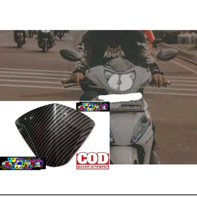 Jual Visor variasi honda spacy model mx bahan tebal anti pecah motif ...