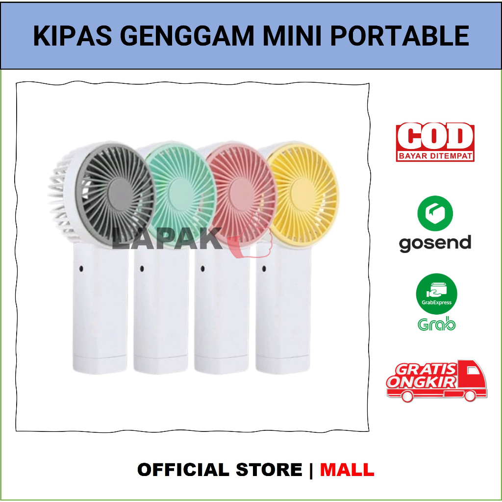 Jual Kipas Angin Mini Genggam Portable Kipas Mini Lipat Genggam ...
