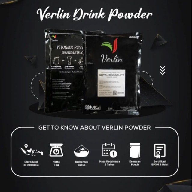 Jual VERLIN BUBUK MINUMAN 1 KG ( STICKY MILK ) | Shopee Indonesia