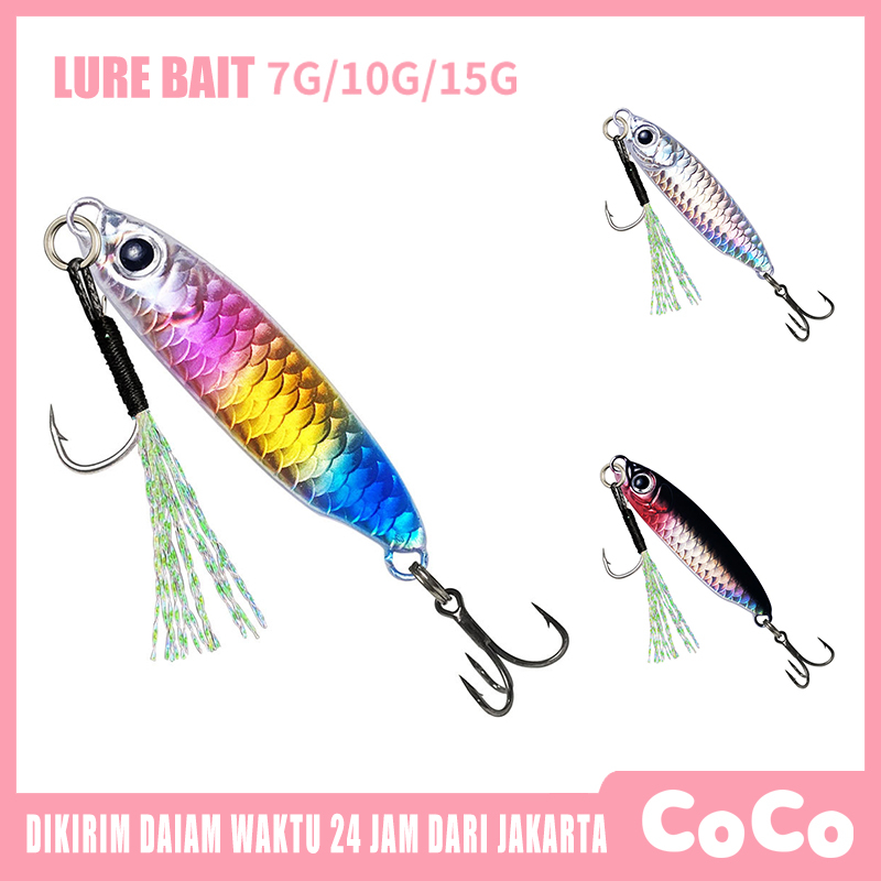 Jual Metal Jig Fishing Shengyao 1pc Umpan Pancing Bentuk Ikan 7g / 10g / 15g Bahan | Shopee ...