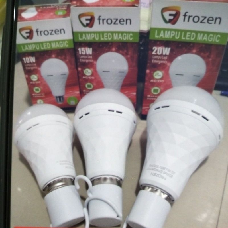Jual LAMPU LED EMERGENCY AC DC 20w FROZEN WATT | Shopee Indonesia