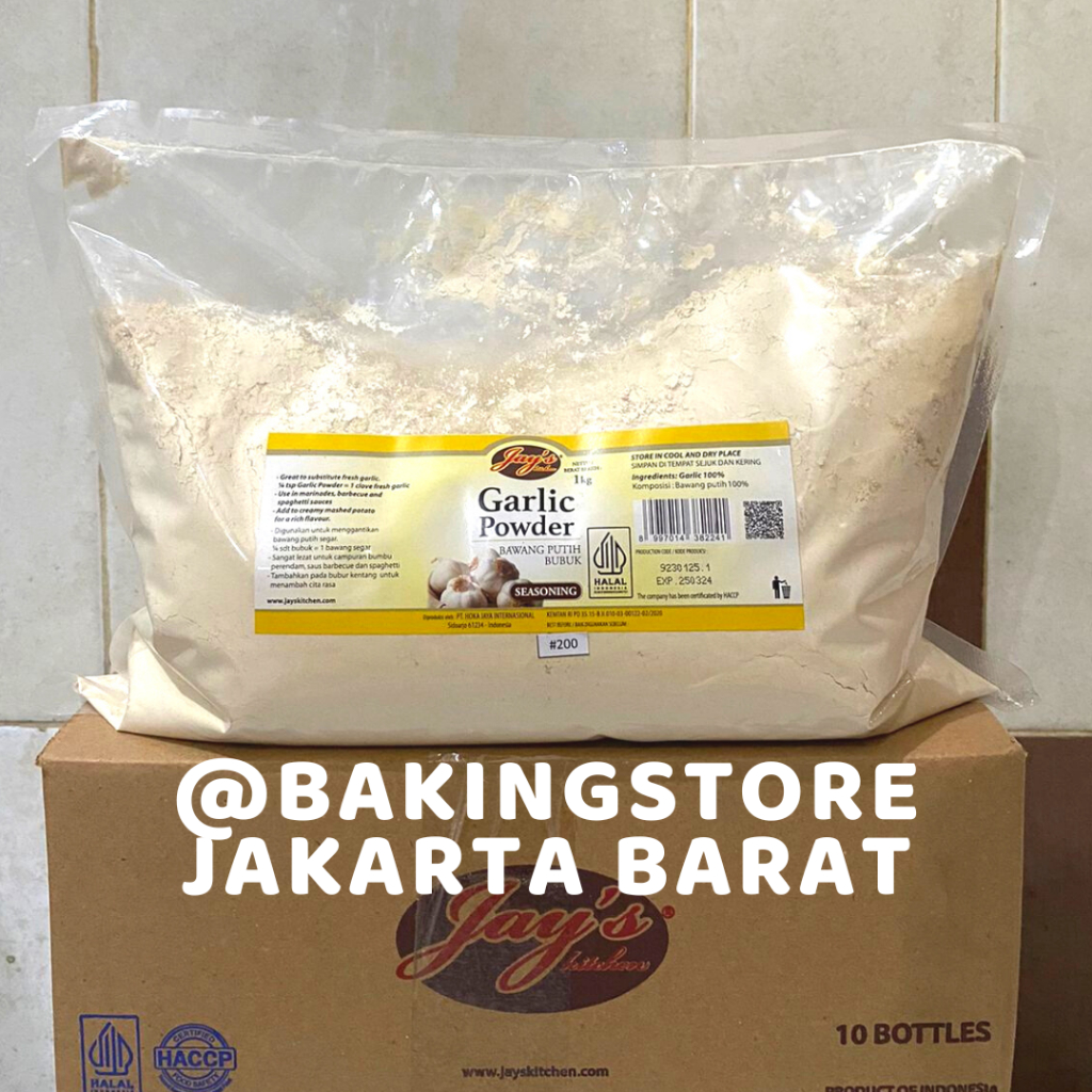 Jual Jay's Garlic Powder 1 Kg | Bubuk Bawang Putih Jays Halal | Shopee ...