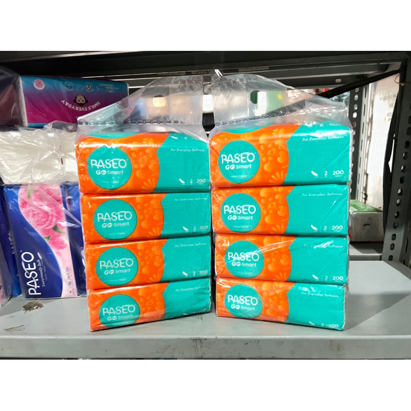 Jual Tissue paseo 200 sheet paket 2 tenteng ( 8pcs ) | Shopee Indonesia