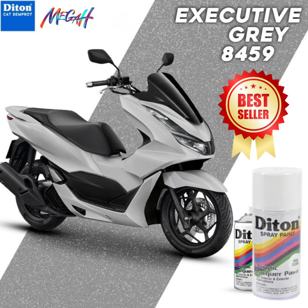 Jual pilok pilox cat semprot Diton 300cc abu abu grey gray silver tua ...
