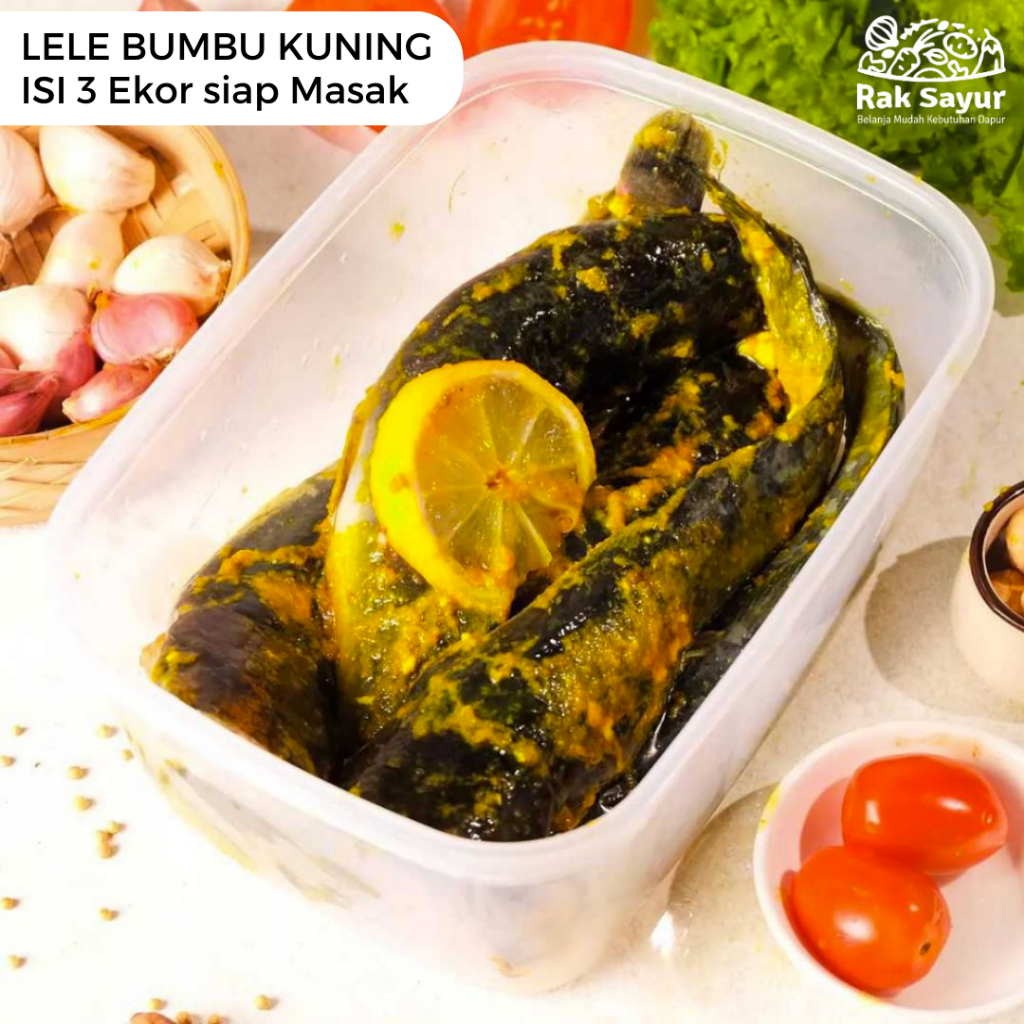 Jual Lele Bumbu Kuning isi 3 ekor Rak Sayur Padang Fresh | Shopee Indonesia