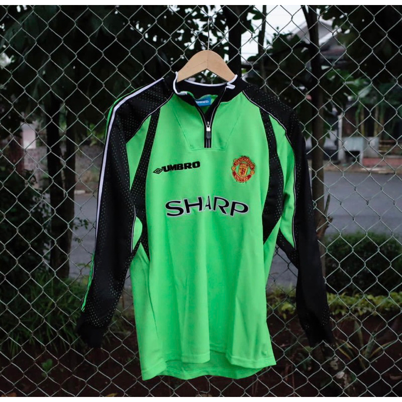 Jual MANCHESTER UNITED GK 98/99 HOME JERSEY | Shopee Indonesia