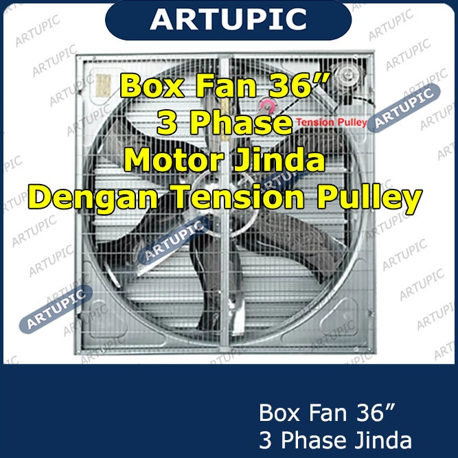 Jual Box Fan 36 inch 3 Phase Motor Jinda Exhaust Fan Kandang Ayam ...