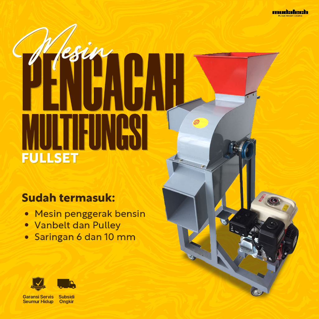 Jual Mesin Cacah Rumput Multifungsi Chopper Hammer Mill Pencacah Rumput ...