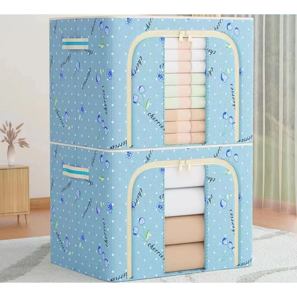 Jual 66L/100L/150L kotak penyimpanan baju storage box organizer pakaian ...