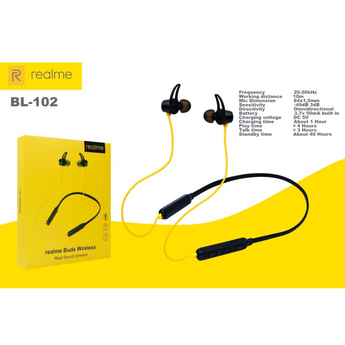 Jual BEST ACC - HANDSFREE HEADSET HF EARPHONE BLUETOOTH REALME BL-02 ...
