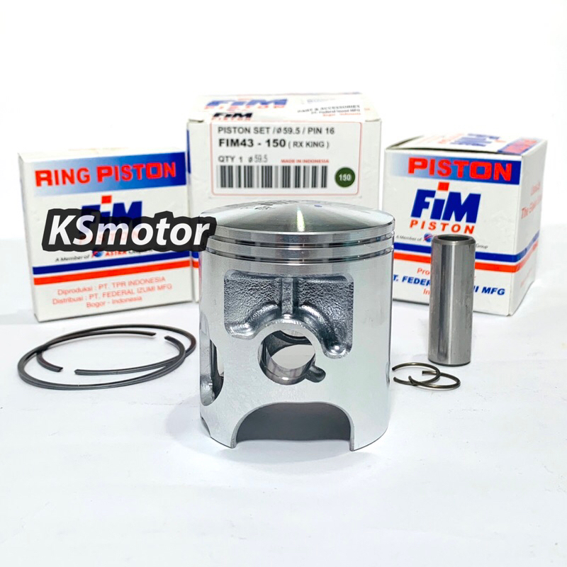 Jual PISTON SEHER SET RXK RX KING STD 25 50 75 100 125 150 175 200 225 ...