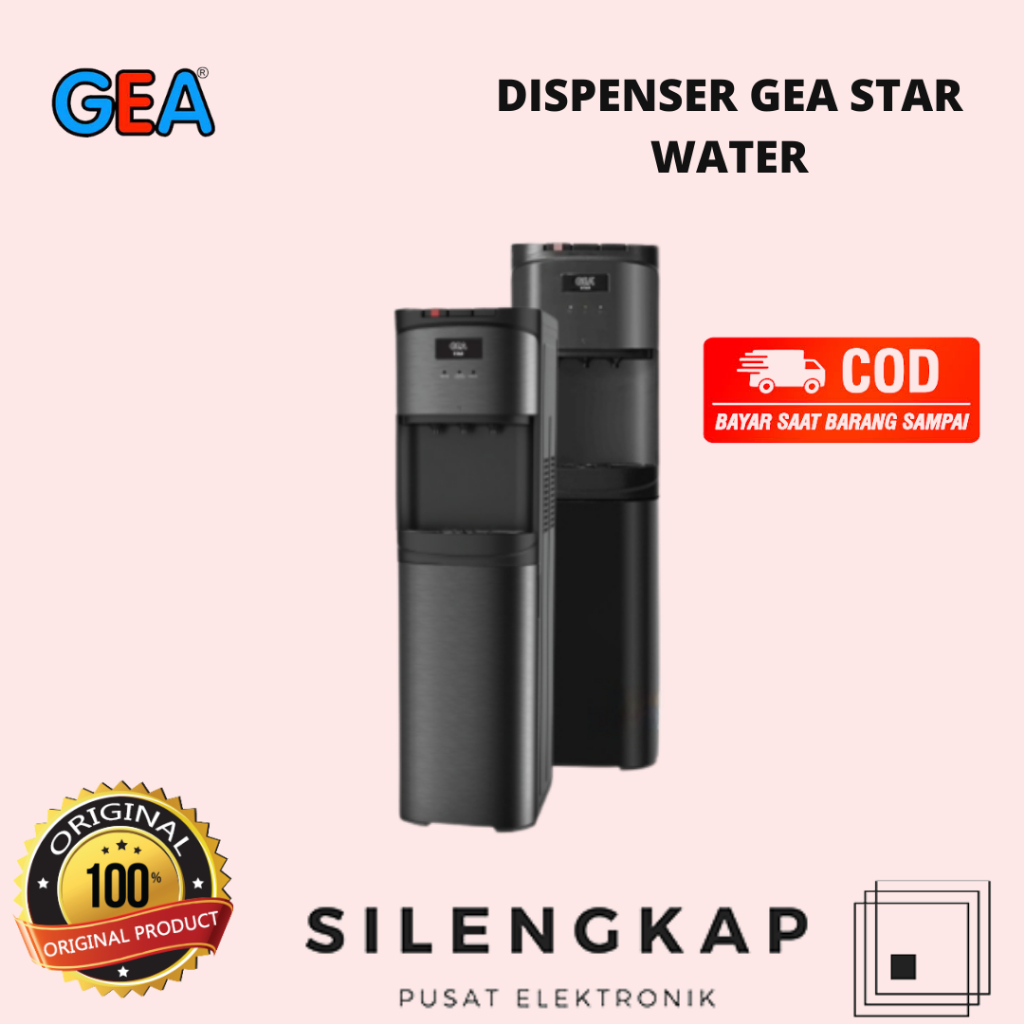 Jual GEA STAR Dispenser Galon Bawah with UV Lamp - Khusus Gojek/Grab ...