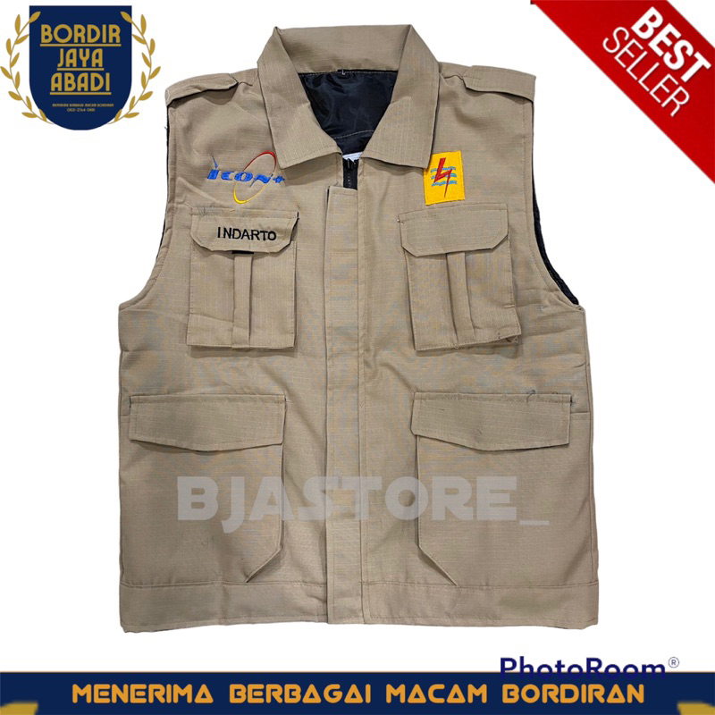 Jual Rompi PLN Iconet Full Bordir | Shopee Indonesia