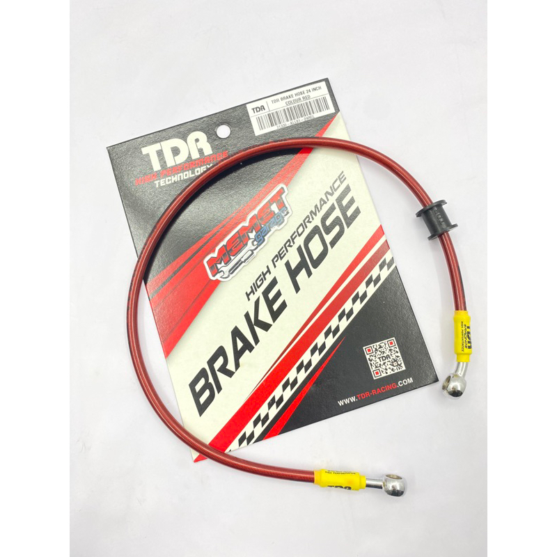 Jual Selang Rem TDR Racing Brake Hose 24 Inch 60 Cm Merah Red | Shopee ...