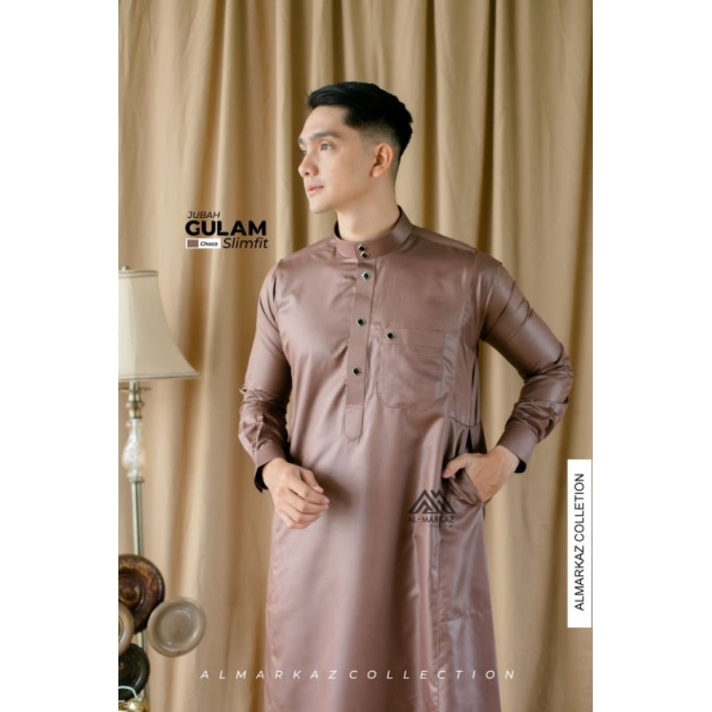 Jual Jubah Pria Muslim Gamis Premium Slimfit "GULAM" | Shopee Indonesia