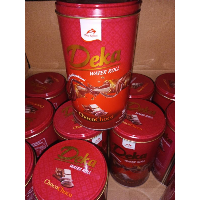 Jual deka wafer roll kaleng chocochoco 330 g | Shopee Indonesia
