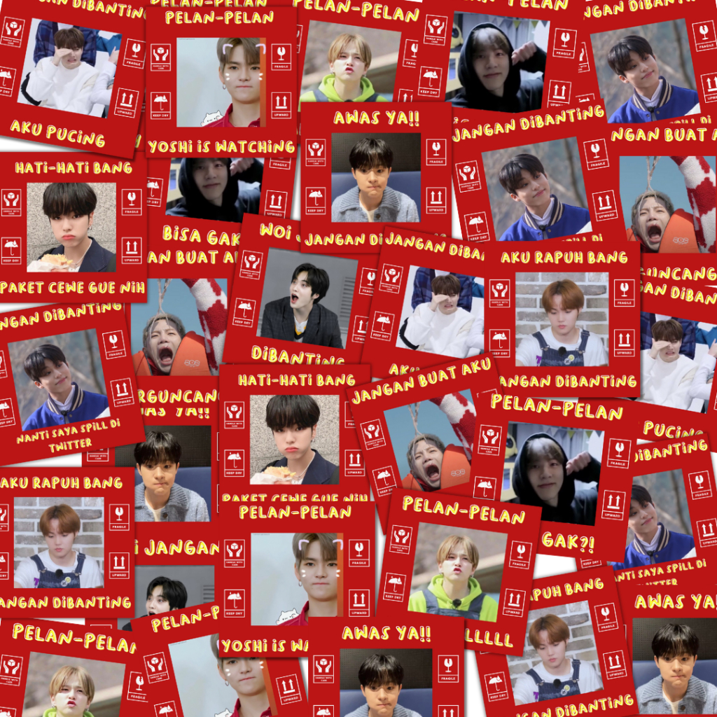 Jual [20 pcs] STICKER FRAGILE TREASURE KPOP || STIKER PAKET IDOL KOREA ...