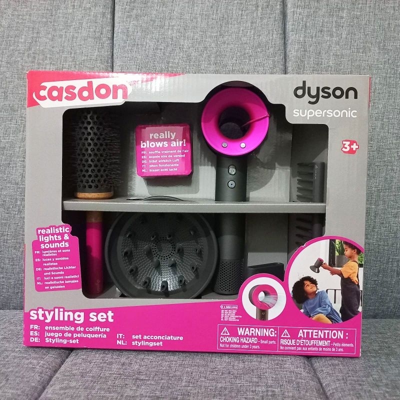 Jual CASDON DYSON Supersonic Styling Set Mainan Salon Anak Hair Dryer ...