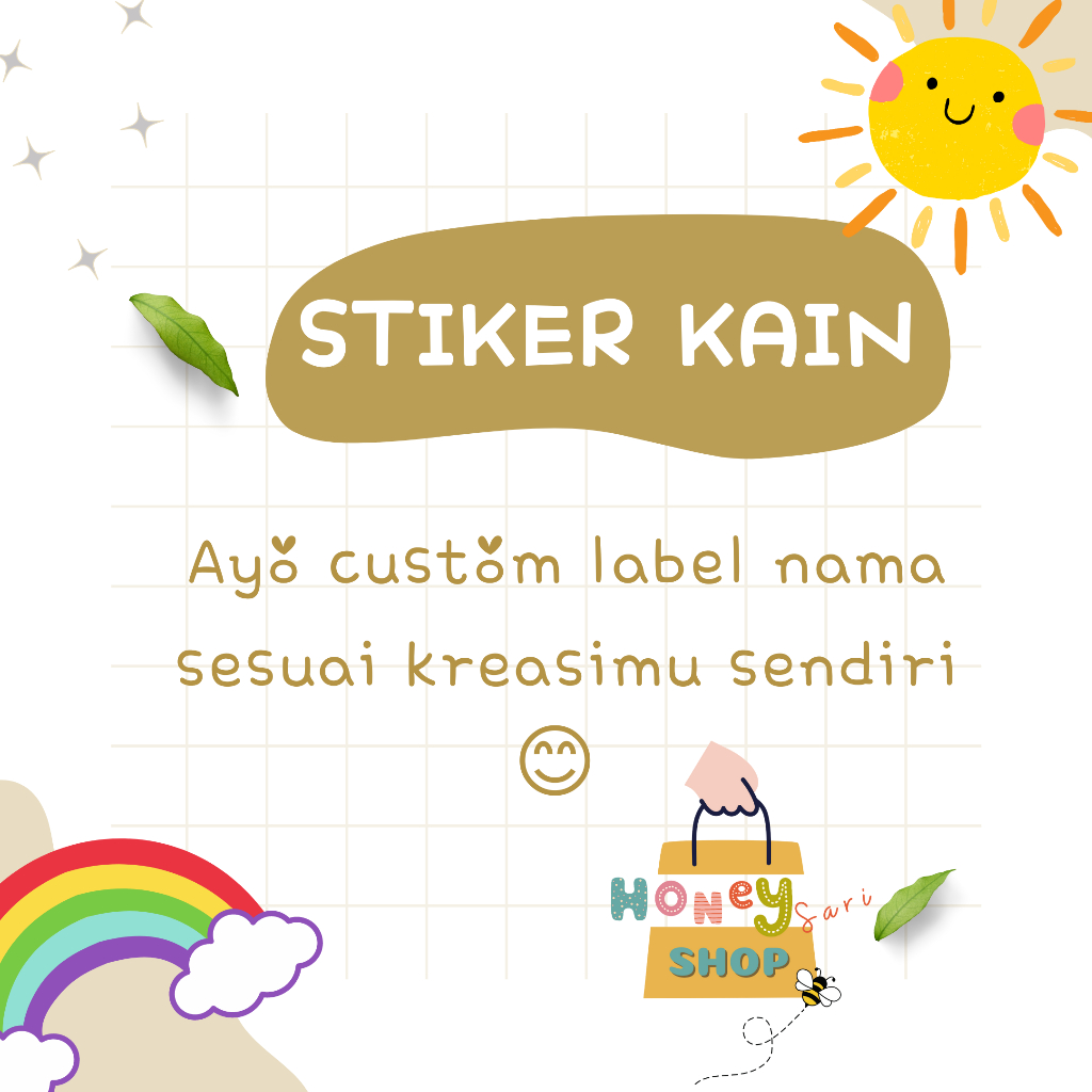 Jual DTF--LABEL NAMA KAIN CUSTOM / STIKER KAIN SABLON PRESS SETRIKA ...
