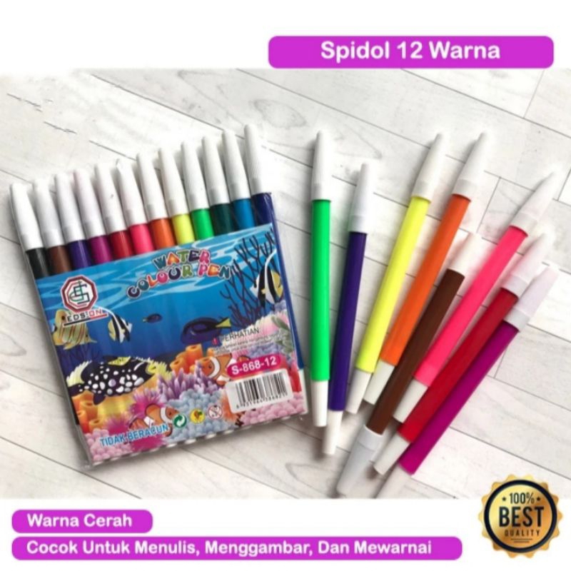 Jual Spidol Warna Warni Spidol Kecil Murah Set Colouring Pen Marker ...