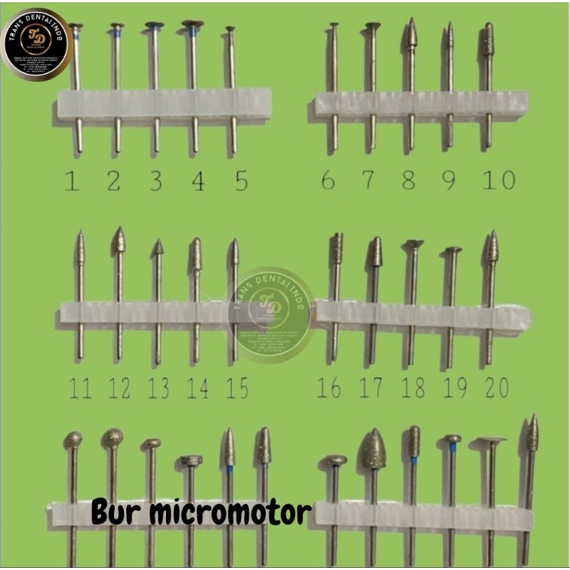 Jual Burs Porcelain /Burs Gigi/Burs Reparasi/Bur Micromotor | Shopee ...