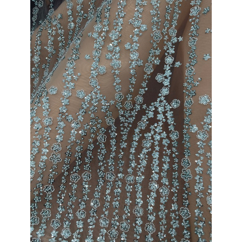 Jual 1/2 METER KAIN JACOB LACE // LACE FULL PAYET // KAIN KEBAYA PAYET ...